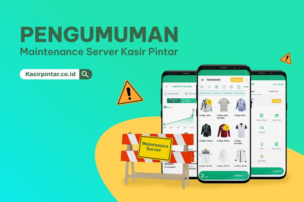 Pengumuman Maintenance Server Kasir Pintar - Blog Kasir Pintar