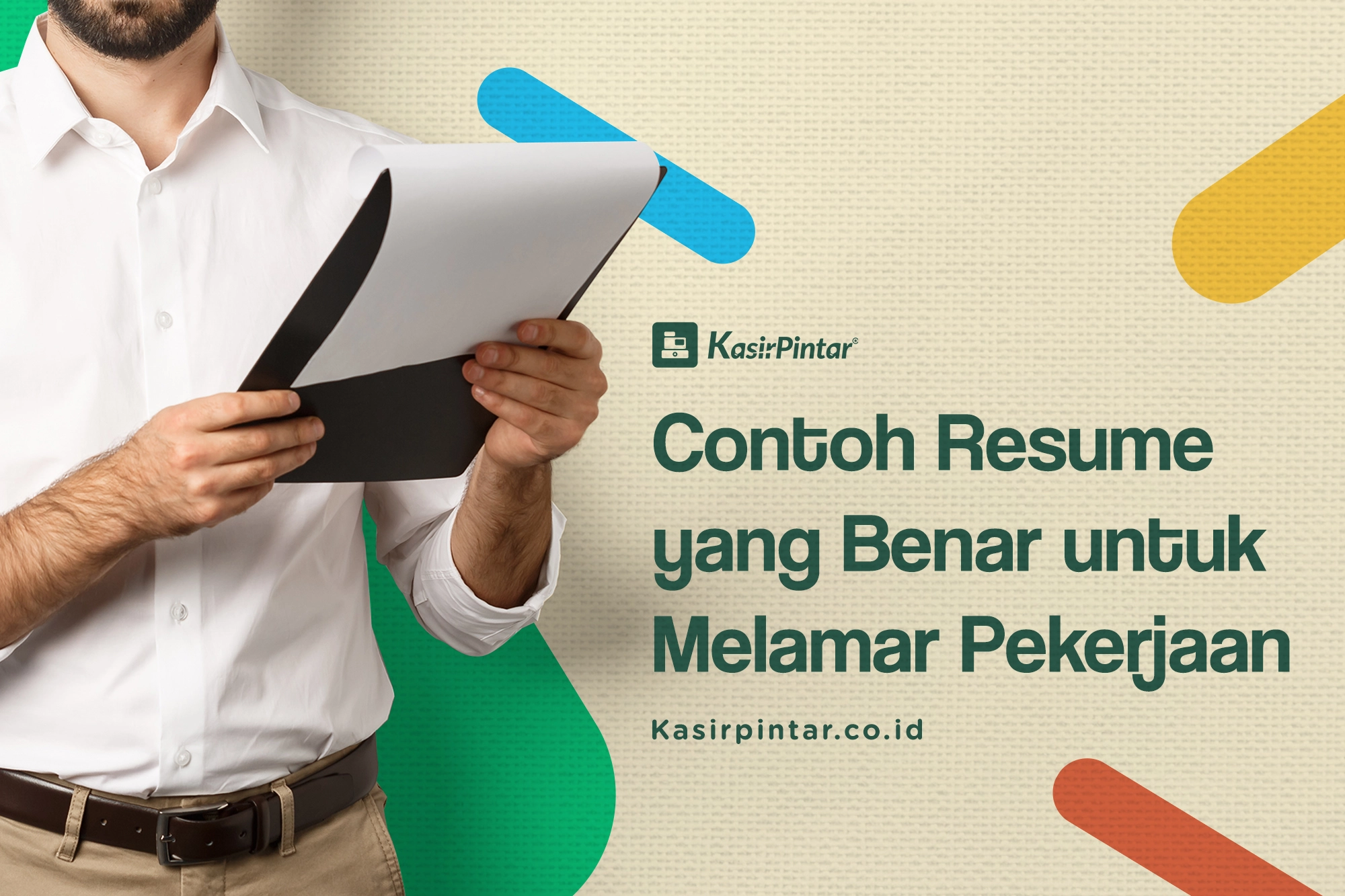 Contoh Resume yang Benar untuk Melamar Pekerjaan - Blog Kasir Pintar
